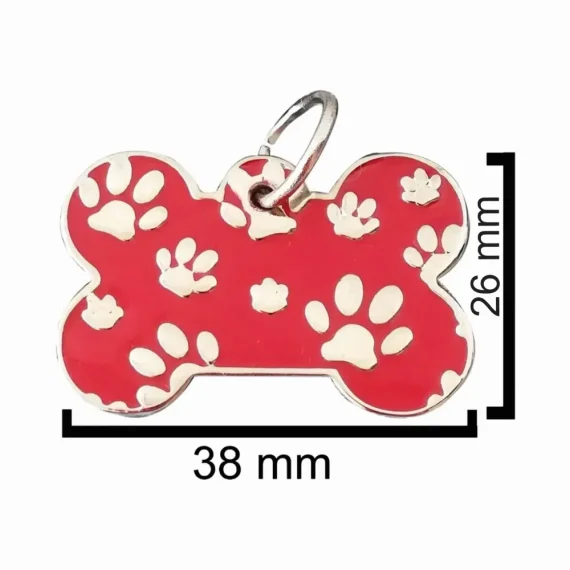 Placa Personalizada Identificación para Perros